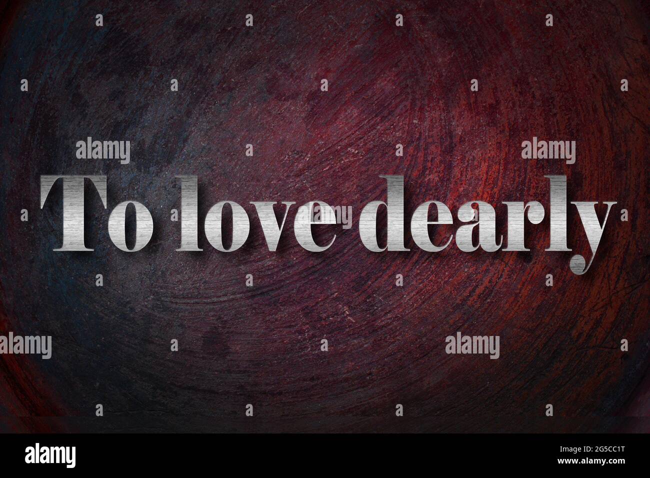 To love dearly text on background Stock Photo - Alamy