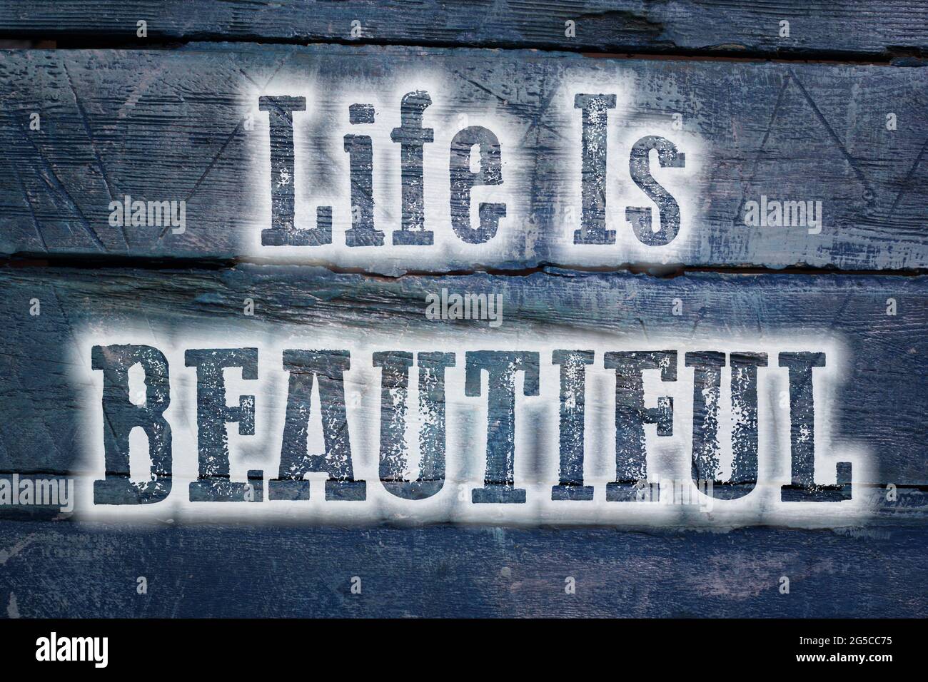 Life Is Beautiful Concept text on background Stock Photo - Alamy