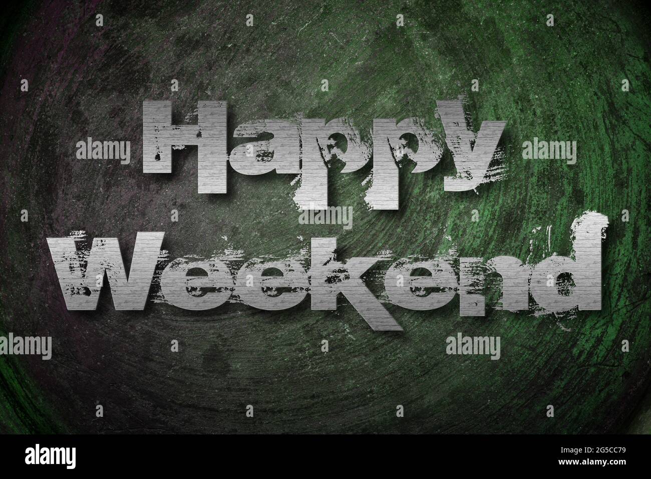 Happy Weekend Concept text on background Stock Photo - Alamy