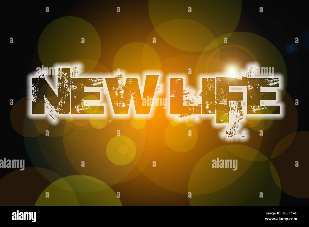 New Life Concept text on background Stock Photo - Alamy