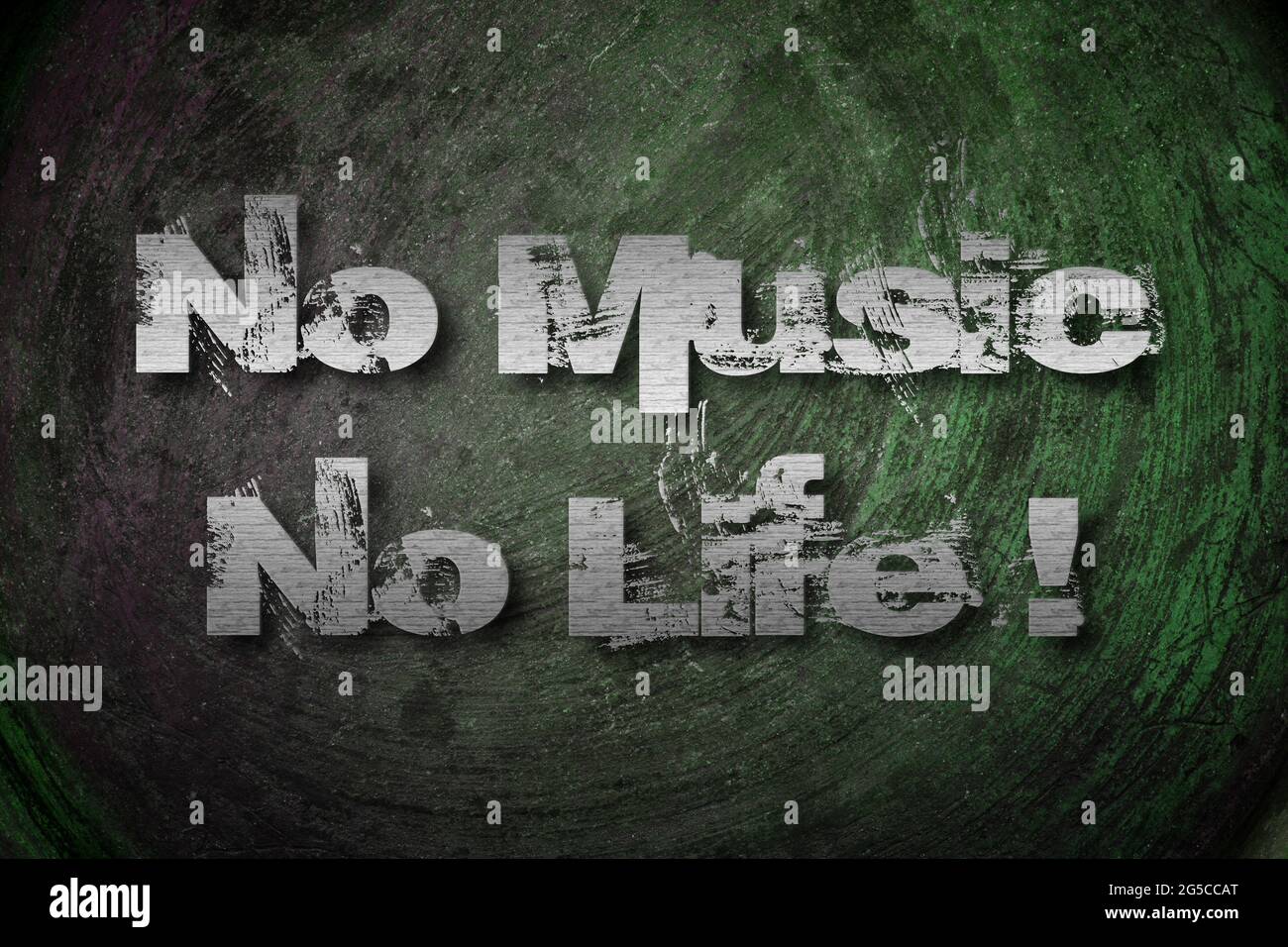 No Music No Life Concept text on background Stock Photo - Alamy