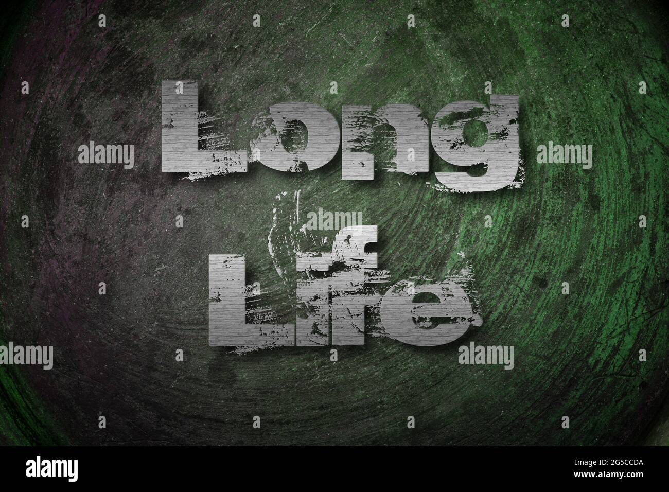Long Life Concept text on background Stock Photo - Alamy