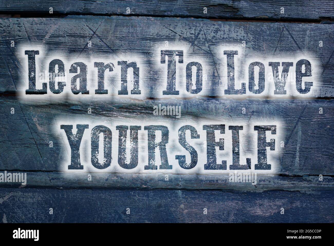 Learn To Love Yourself Concept text on background Stock Photo - Alamy