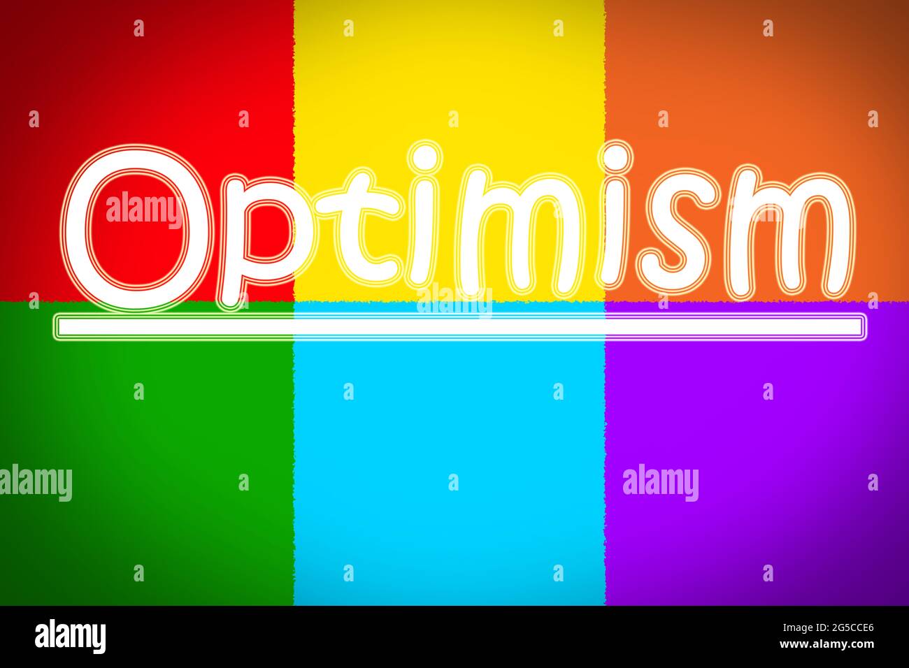 Optimism Concept text on background Stock Photo - Alamy