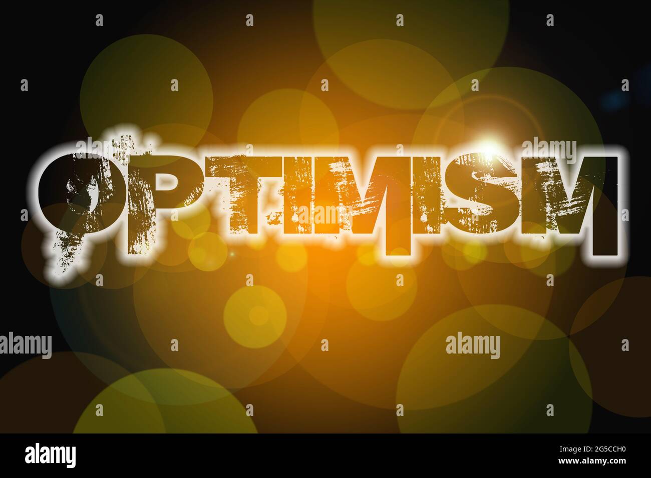 Optimism Concept text on background Stock Photo - Alamy