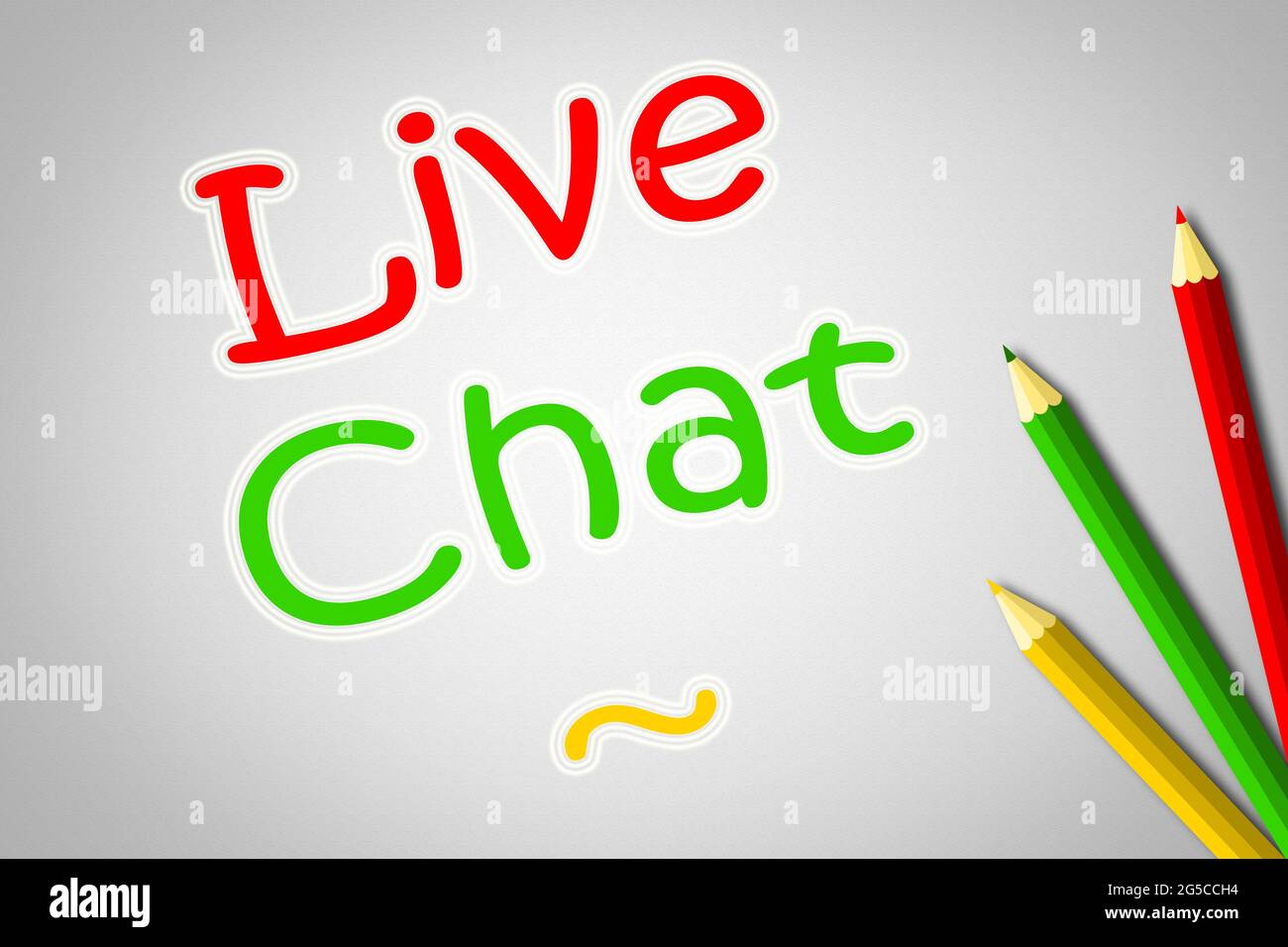 Live Chat Concept text on background Stock Photo - Alamy