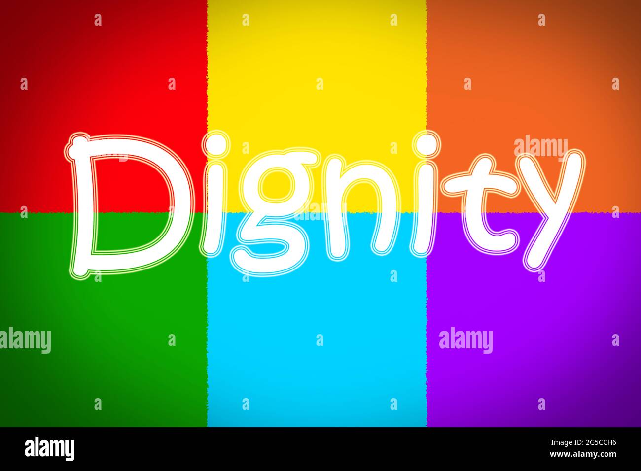 Dignity Concept text on background Stock Photo - Alamy