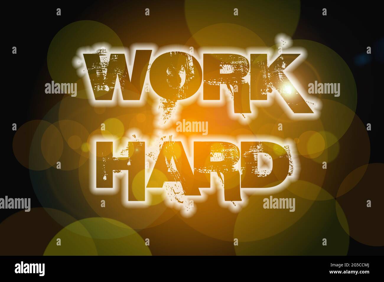 Work Hard Concept text on background Stock Photo - Alamy