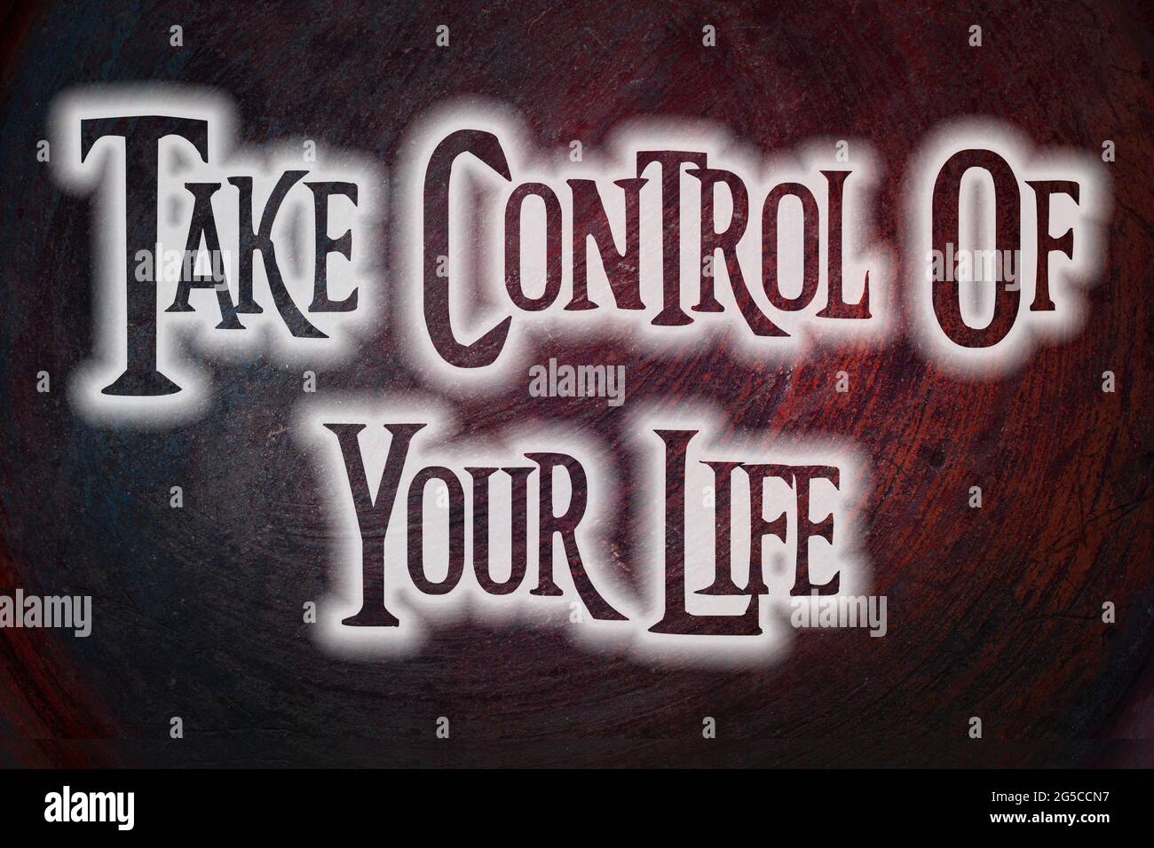 Take Control Of Your Life Concept text on background Stock Photo - Alamy