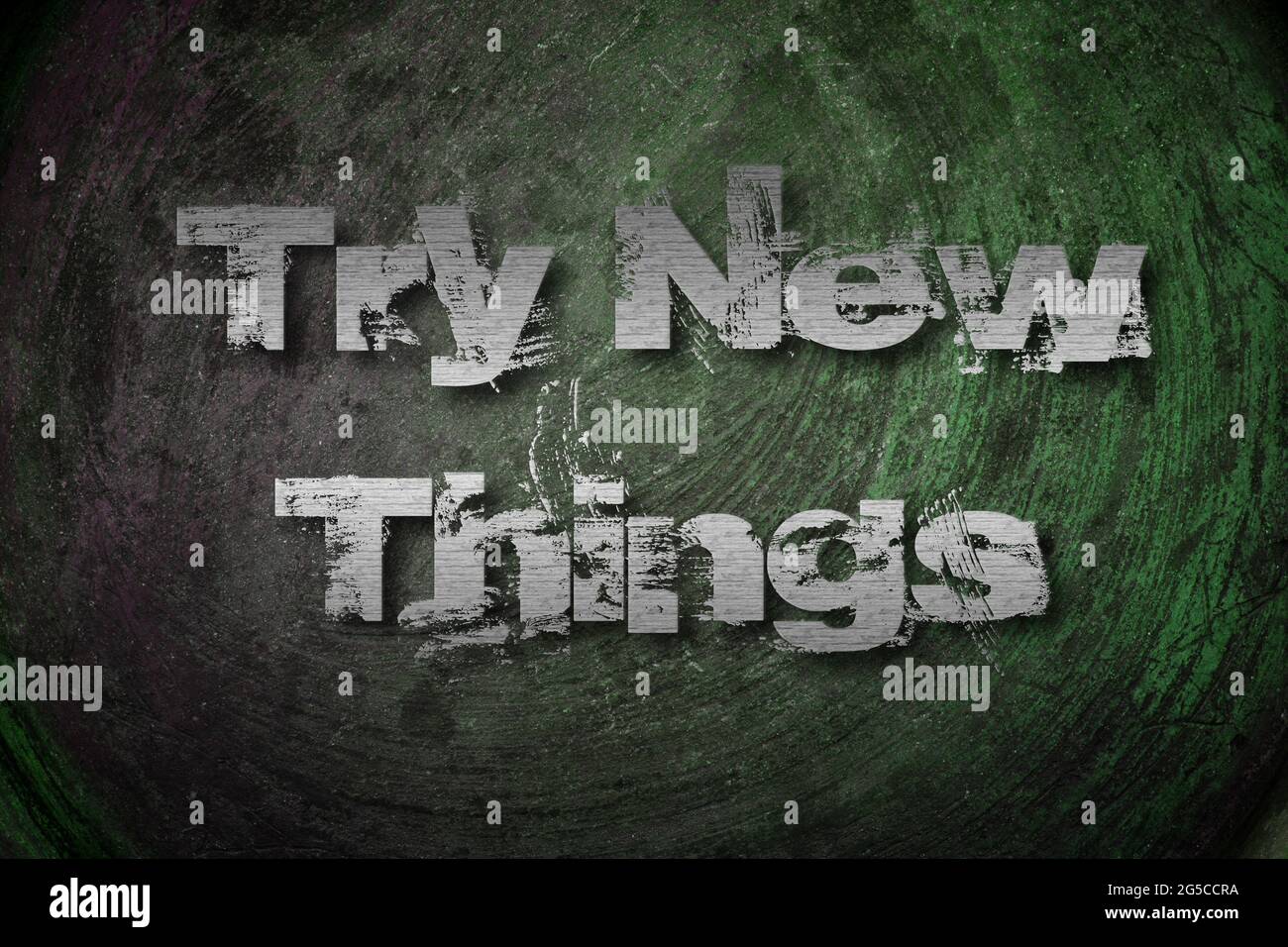 Try New Things Concept text on background Stock Photo - Alamy