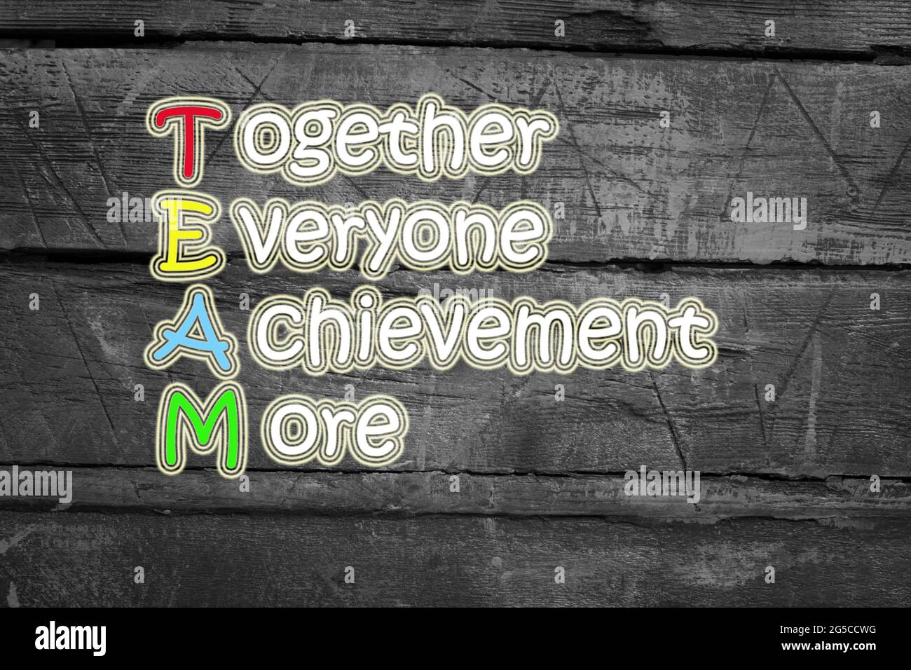 team meaning written on blackboard background, high Stock Photo - Alamy