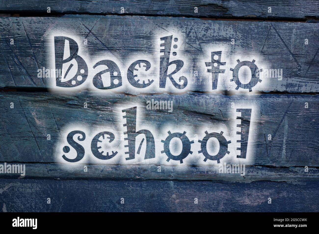 Back to school blackboard Stock Photo - Alamy