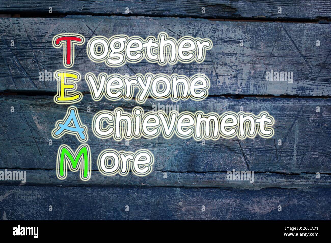 team meaning written on blackboard background, high Stock Photo - Alamy