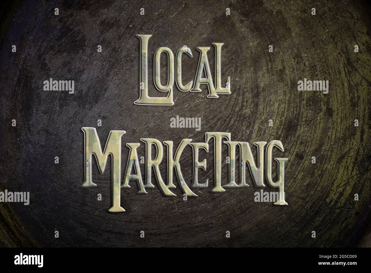 Local Marketing Concept text on background Stock Photo - Alamy