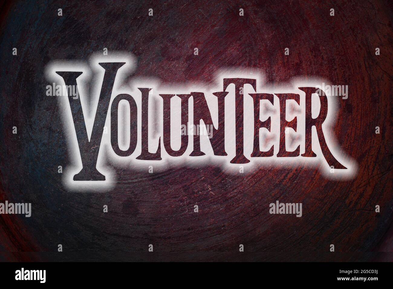 Volunteer concept text hi-res stock photography and images - Alamy