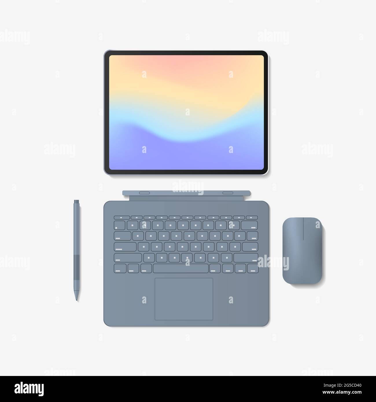 Touch screen keyboard Stock Vector Images - Alamy