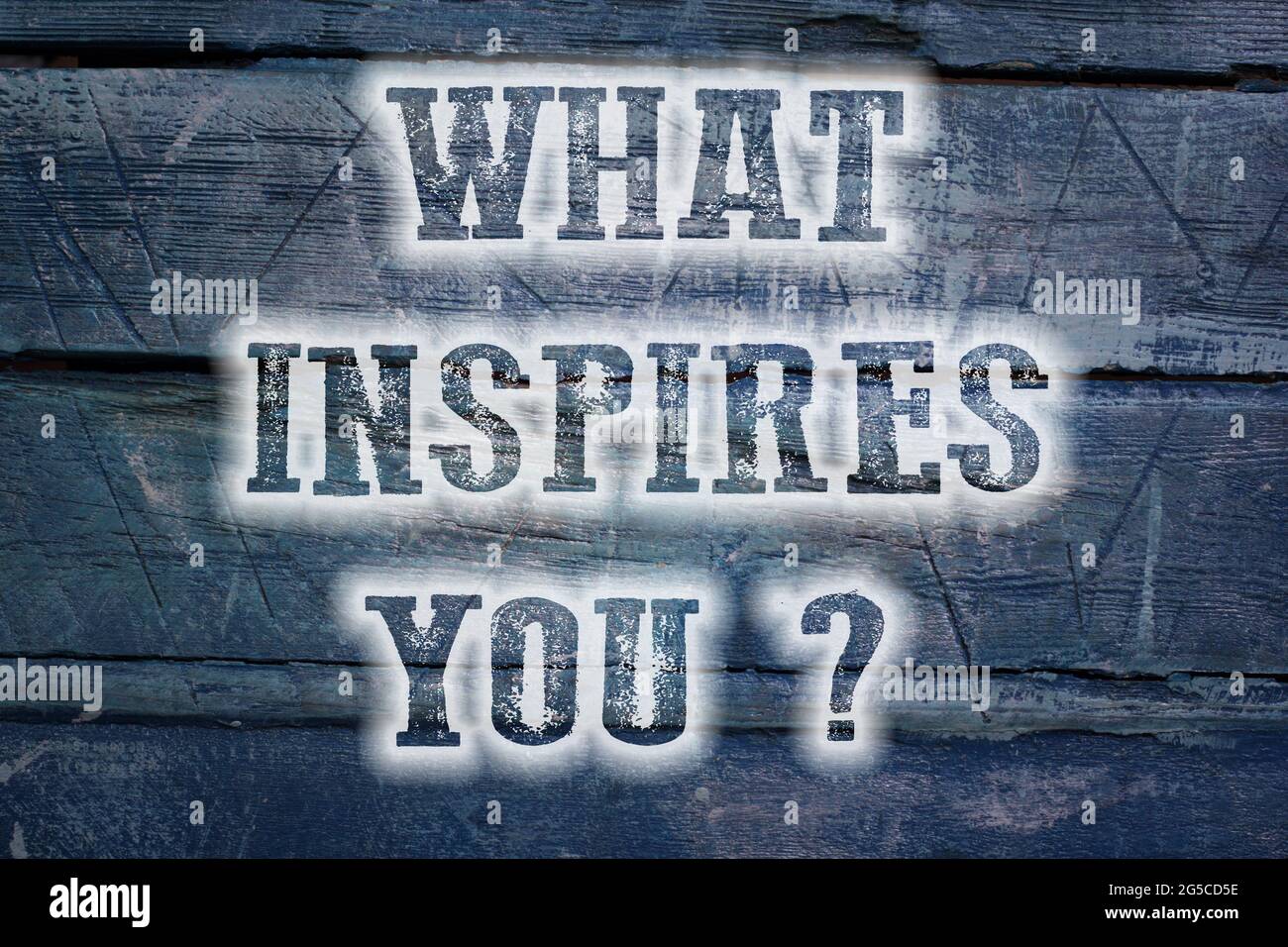 What Inspires You Concept text on background Stock Photo - Alamy