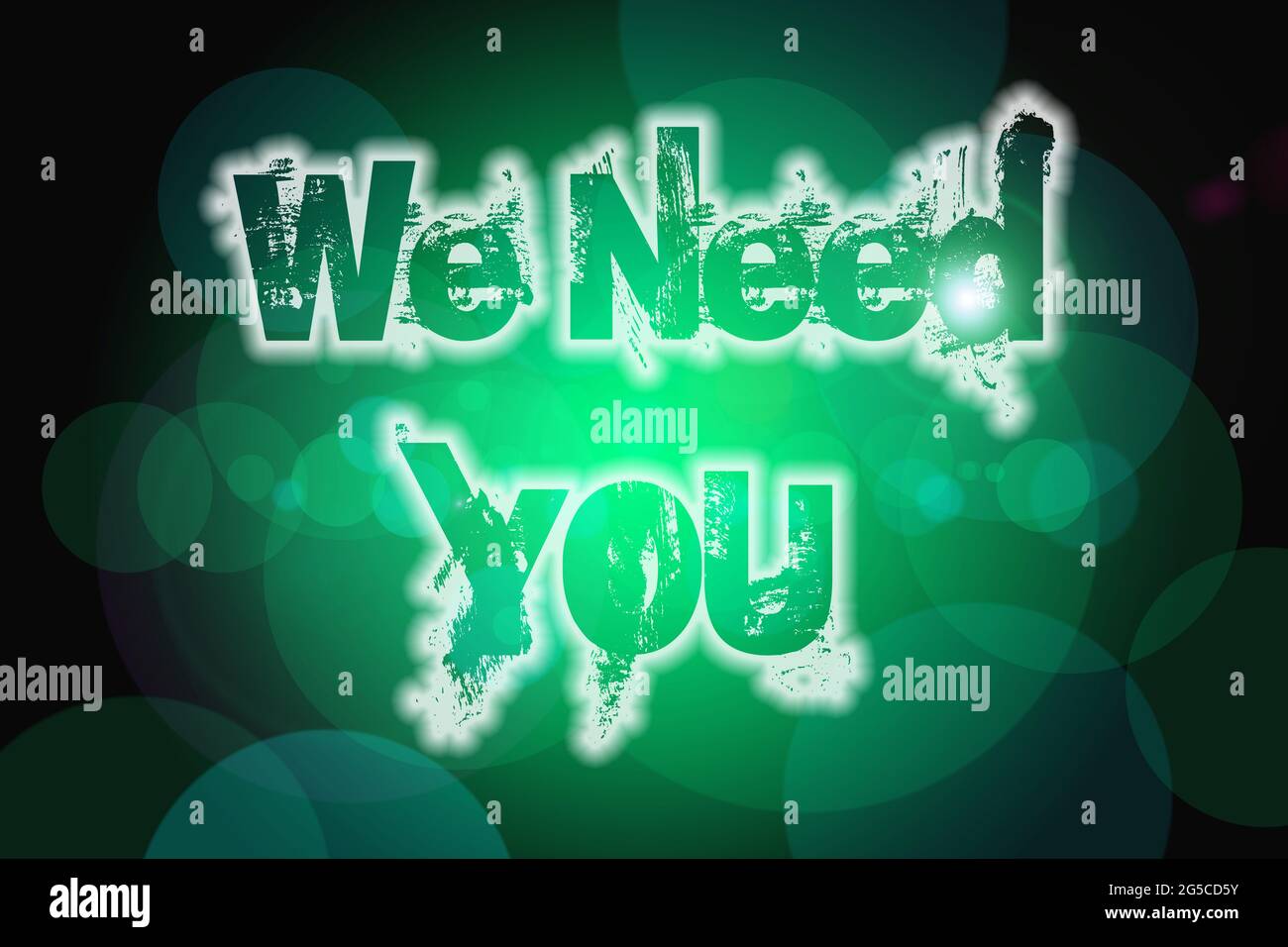 We Need You Concept text on background Stock Photo - Alamy