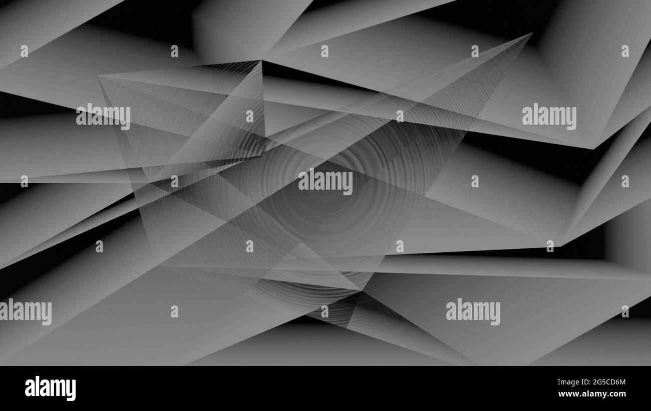 Illustration of abstract geometric patterns in vibrant gray color ...