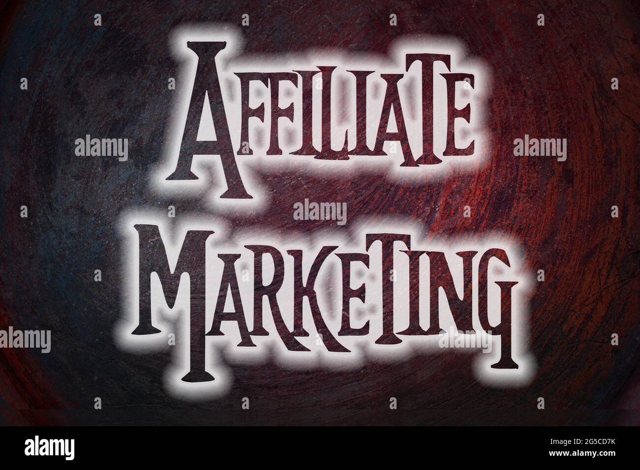 Affiliate Marketing Concept text on background Stock Photo - Alamy