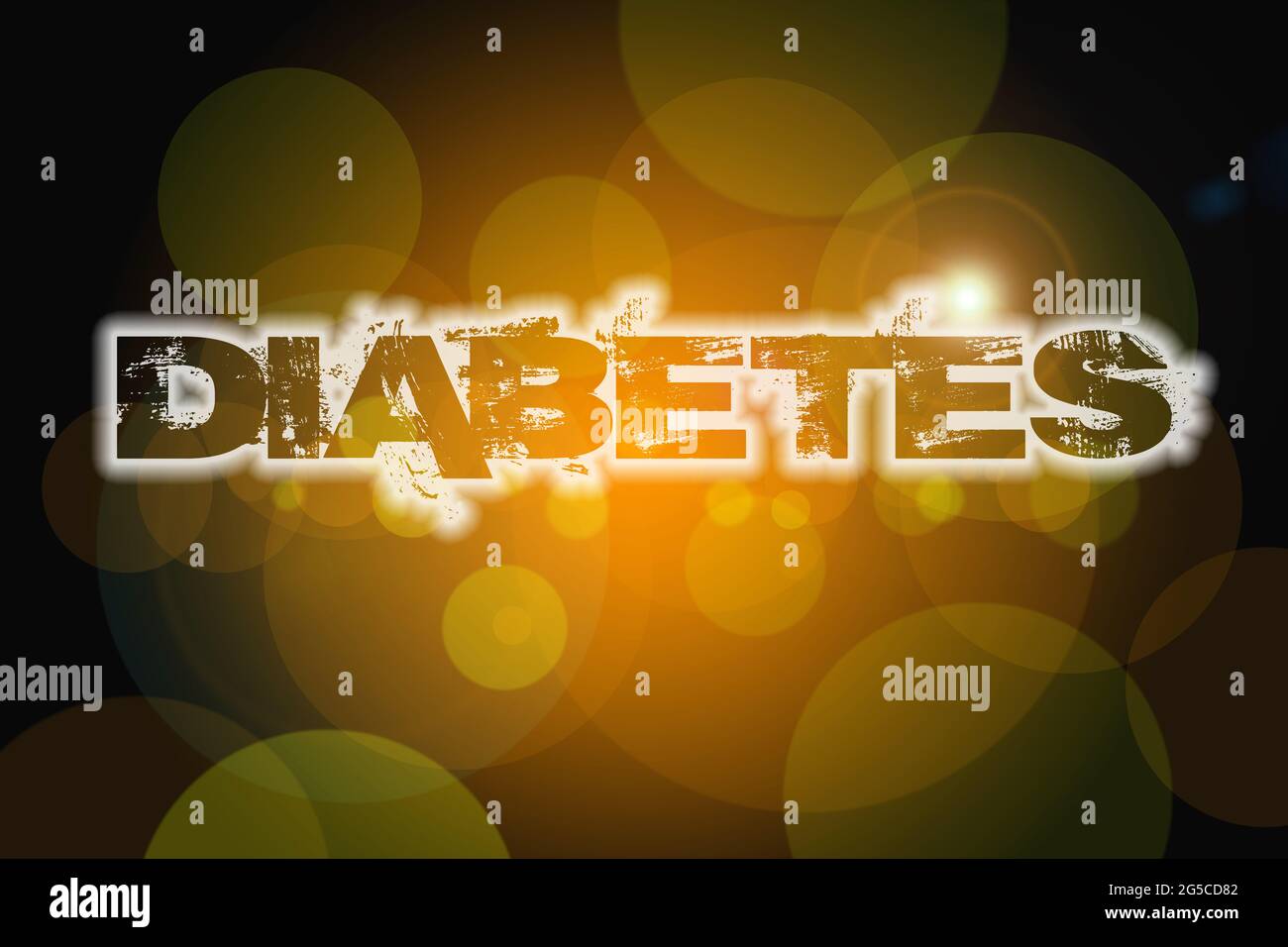 Diabetes concept text on background Stock Photo - Alamy