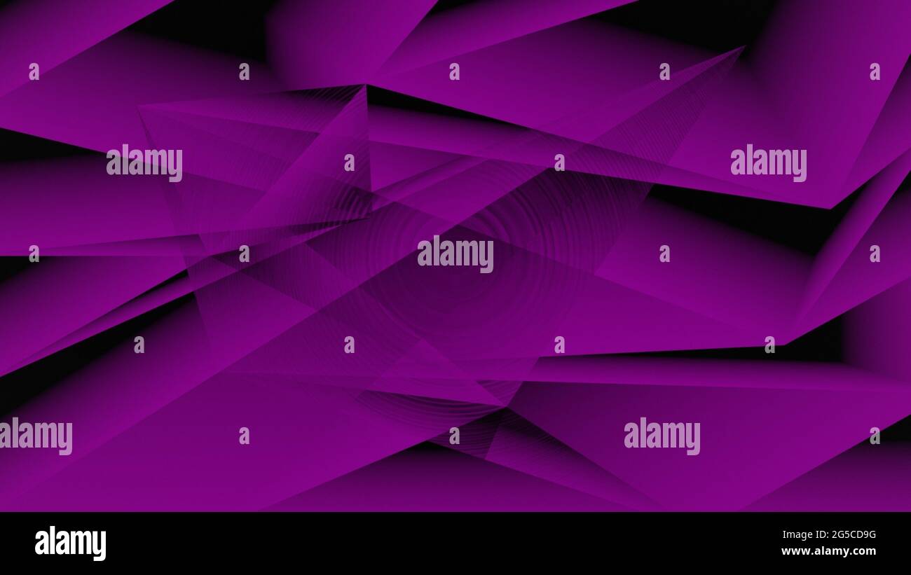 Illustration of abstract geometric patterns in vibrant purple color ...