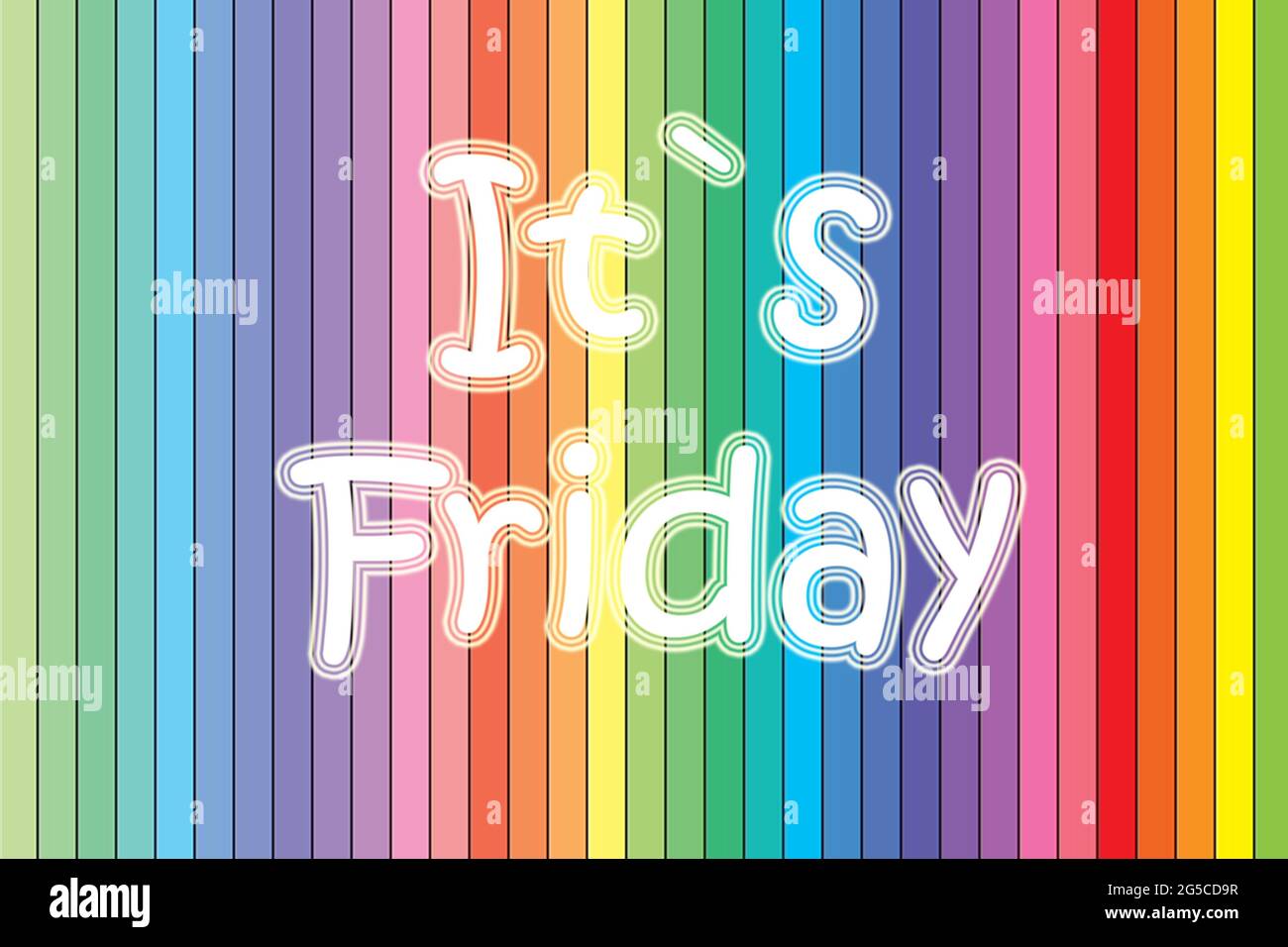 It's Friday Concept Stock Photo - Alamy