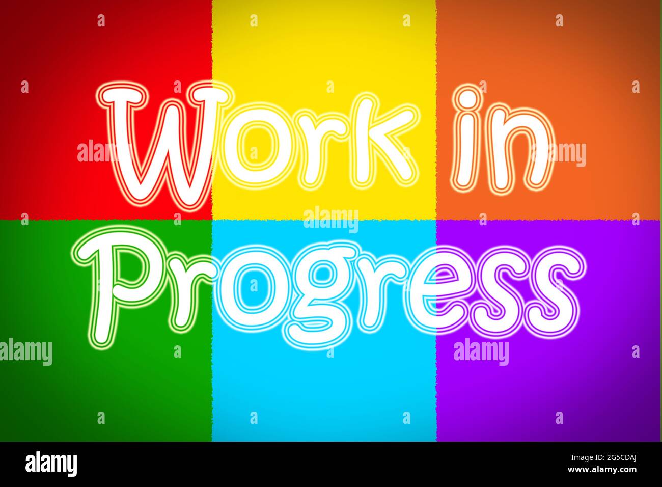 Work In Progress Concept Stock Photo - Alamy