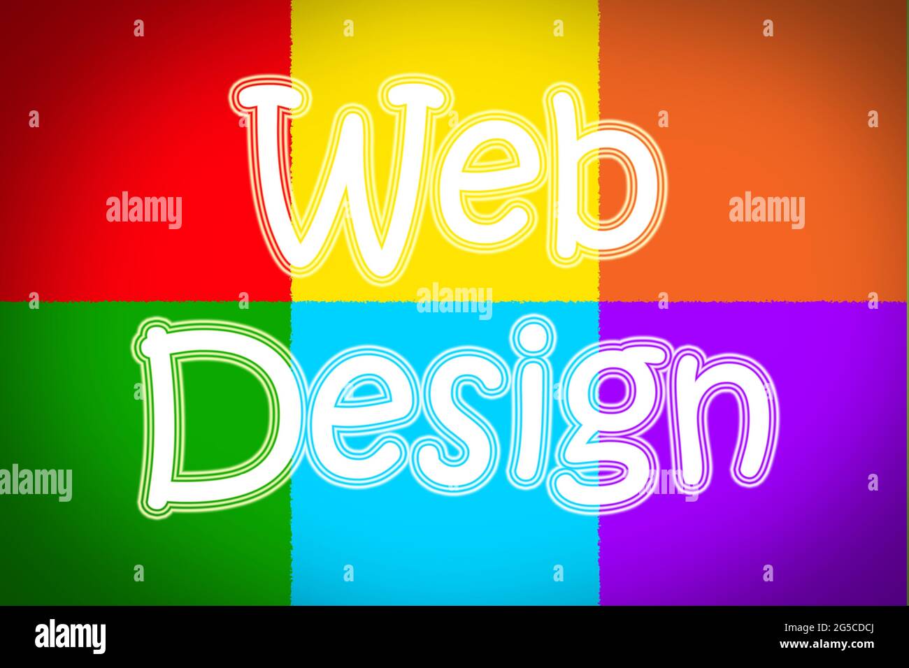 Web Design Concept Stock Photo - Alamy