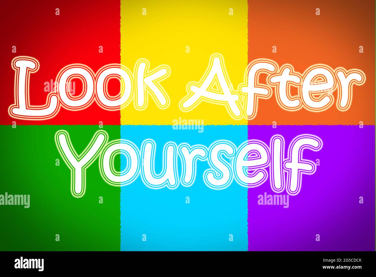 Look After Yourself Concept Stock Photo - Alamy