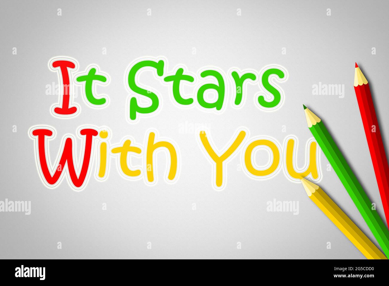 It Starts With You Concept Stock Photo - Alamy