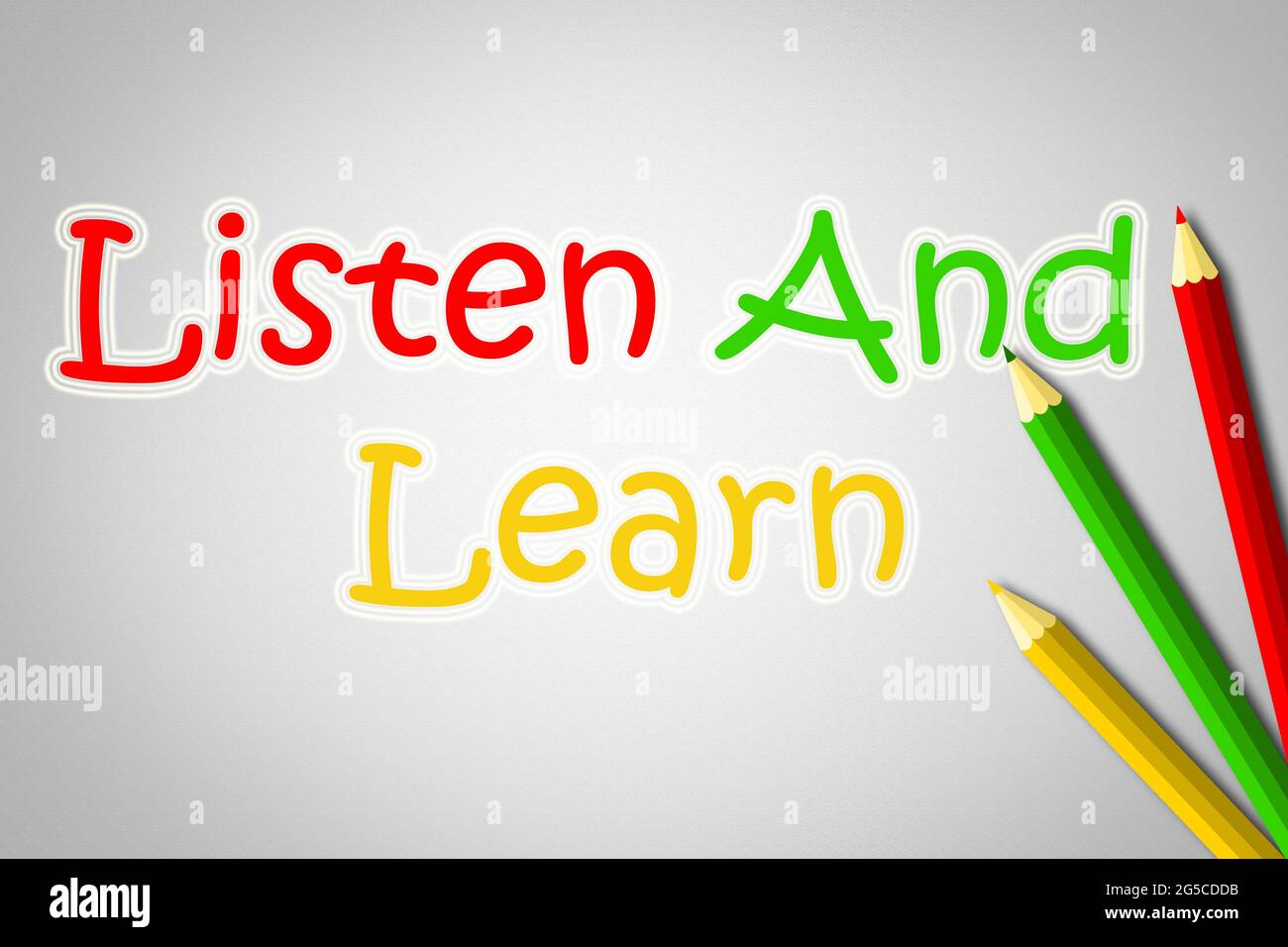 Listen And Learn Concept Stock Photo - Alamy Listen And Learn Concept Stock Photo - Alamy