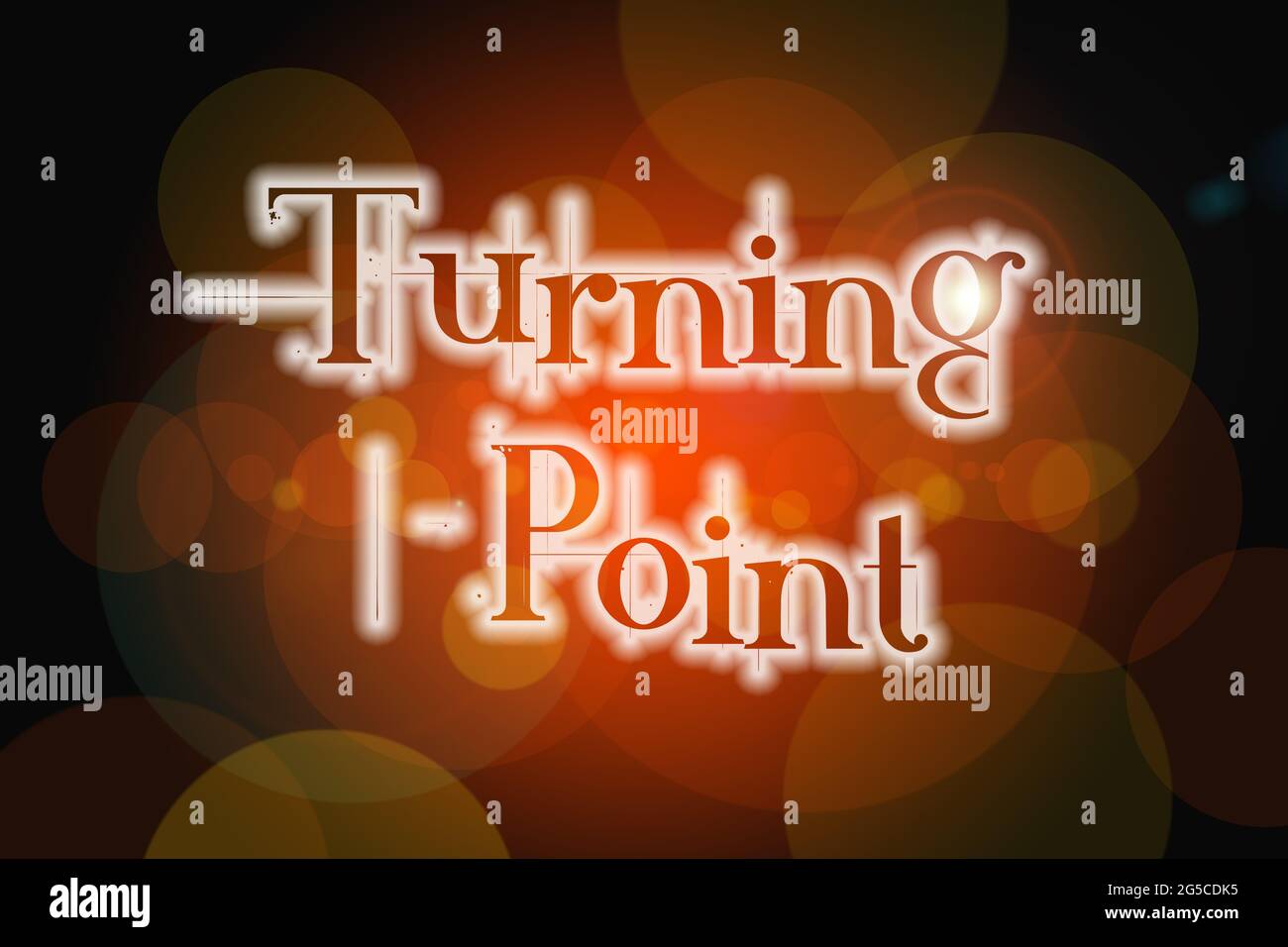 Turning Point Concept text on background Stock Photo - Alamy