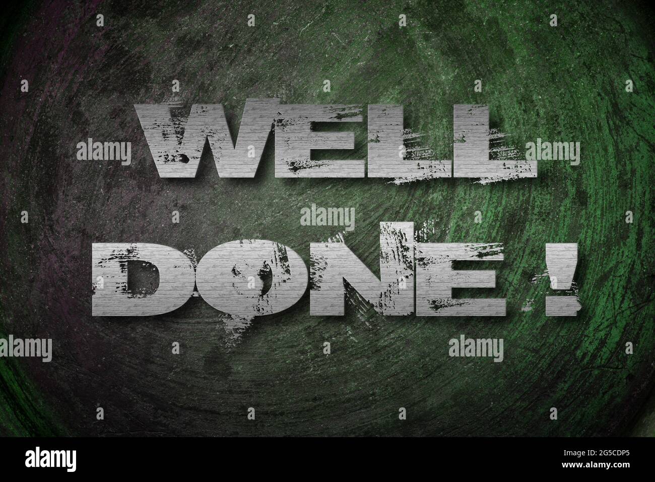 Well Done Concept text on background Stock Photo - Alamy