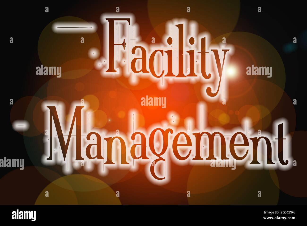 Facility Management Concept text on background Stock Photo - Alamy