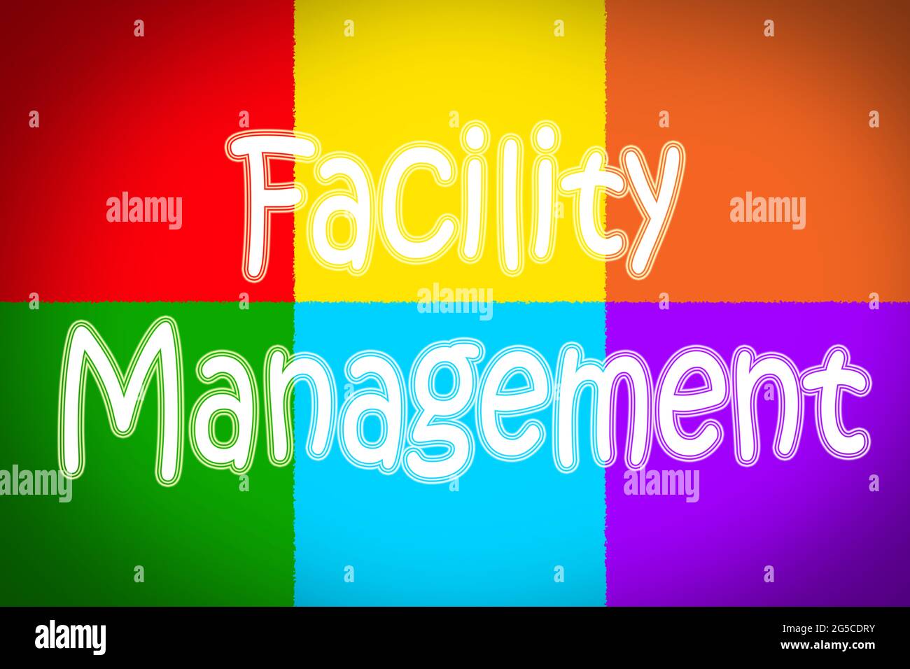 Facility Management Concept text on background Stock Photo - Alamy
