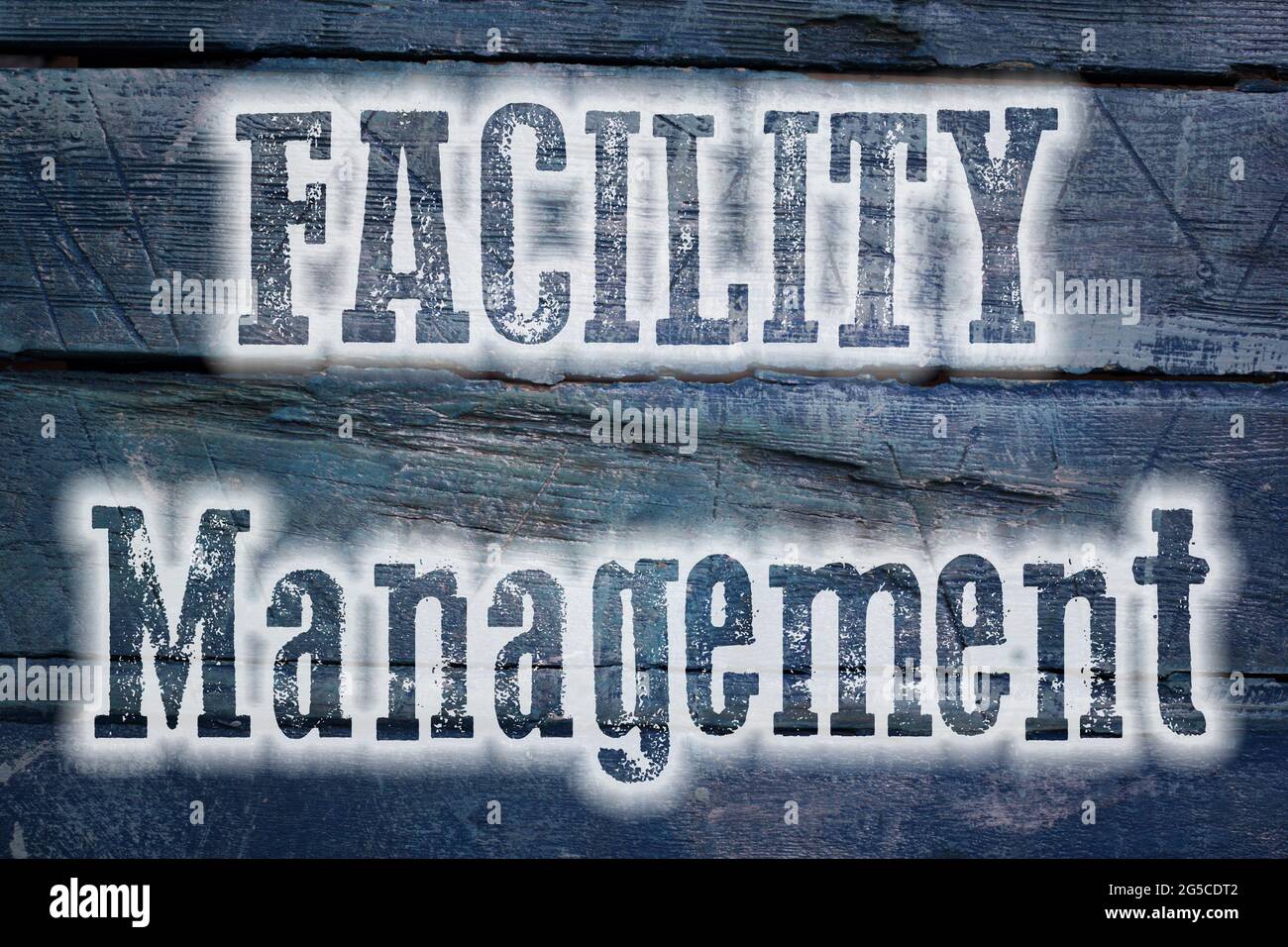 Facility Management Concept text on background Stock Photo - Alamy