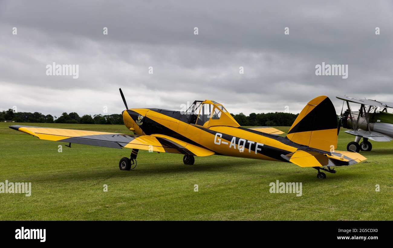 1950 de Havilland DHC-1 Chipmunk 23 on static display at Shuttleworth ...