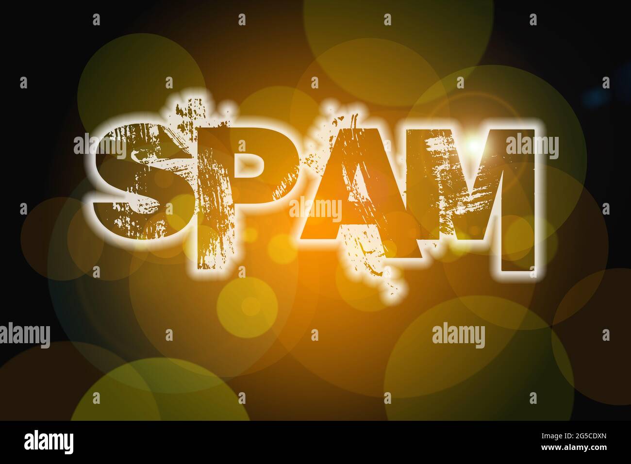Spam Concept text on background Stock Photo - Alamy