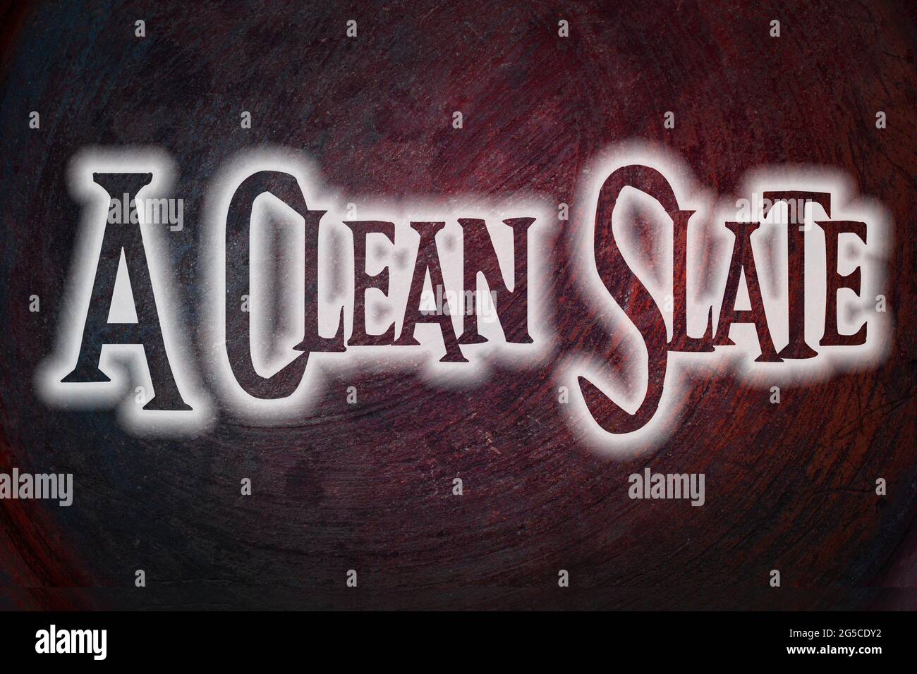 Start with a clean slate hi-res stock photography and images - Alamy