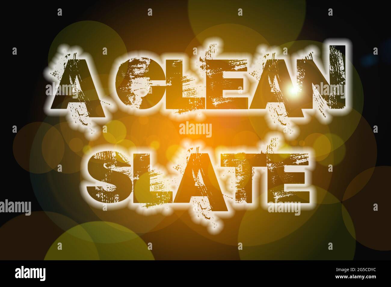 Start with a clean slate hi-res stock photography and images - Alamy