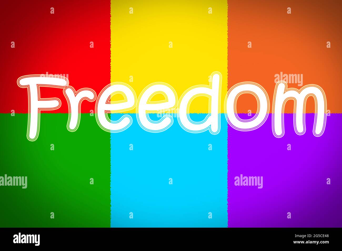 Freedom Concept text on background Stock Photo - Alamy