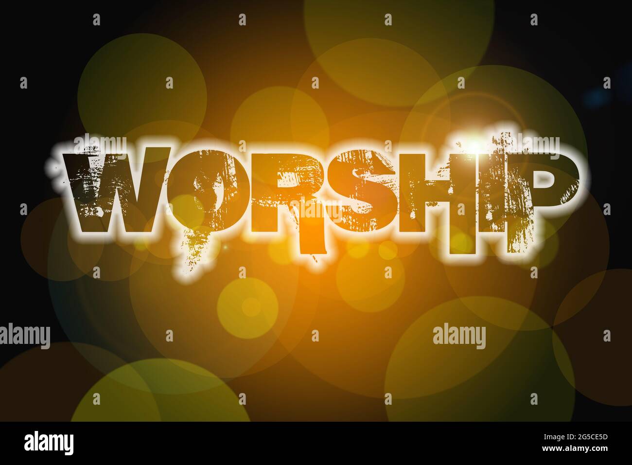 Worship Concept text on background Stock Photo - Alamy