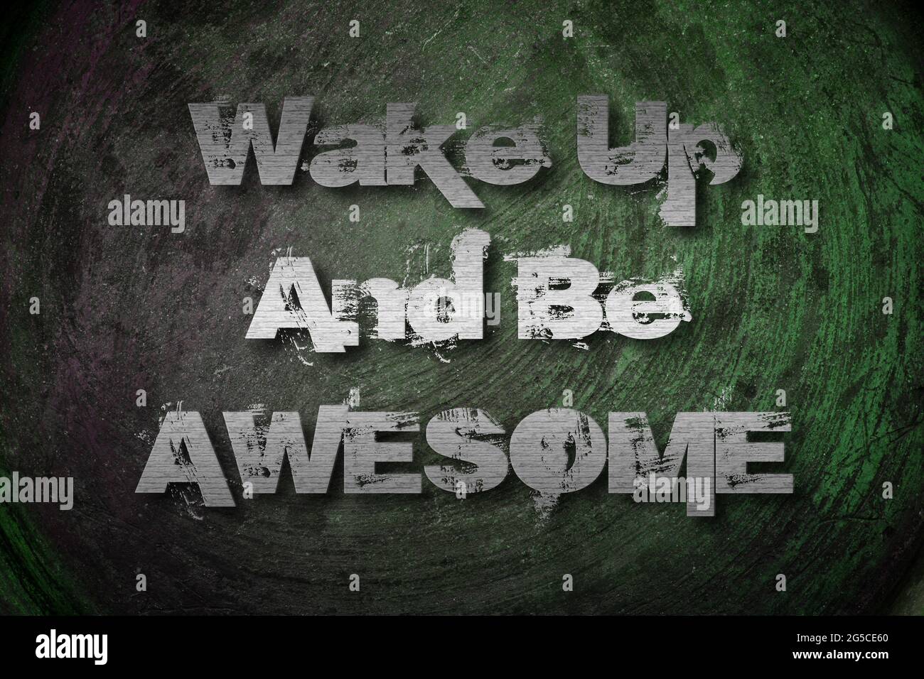 Wake Up Concept text on background Stock Photo - Alamy