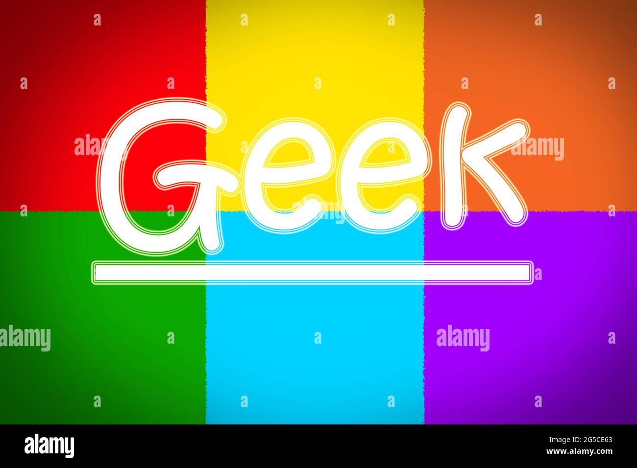 Geek Concept text on background Stock Photo - Alamy
