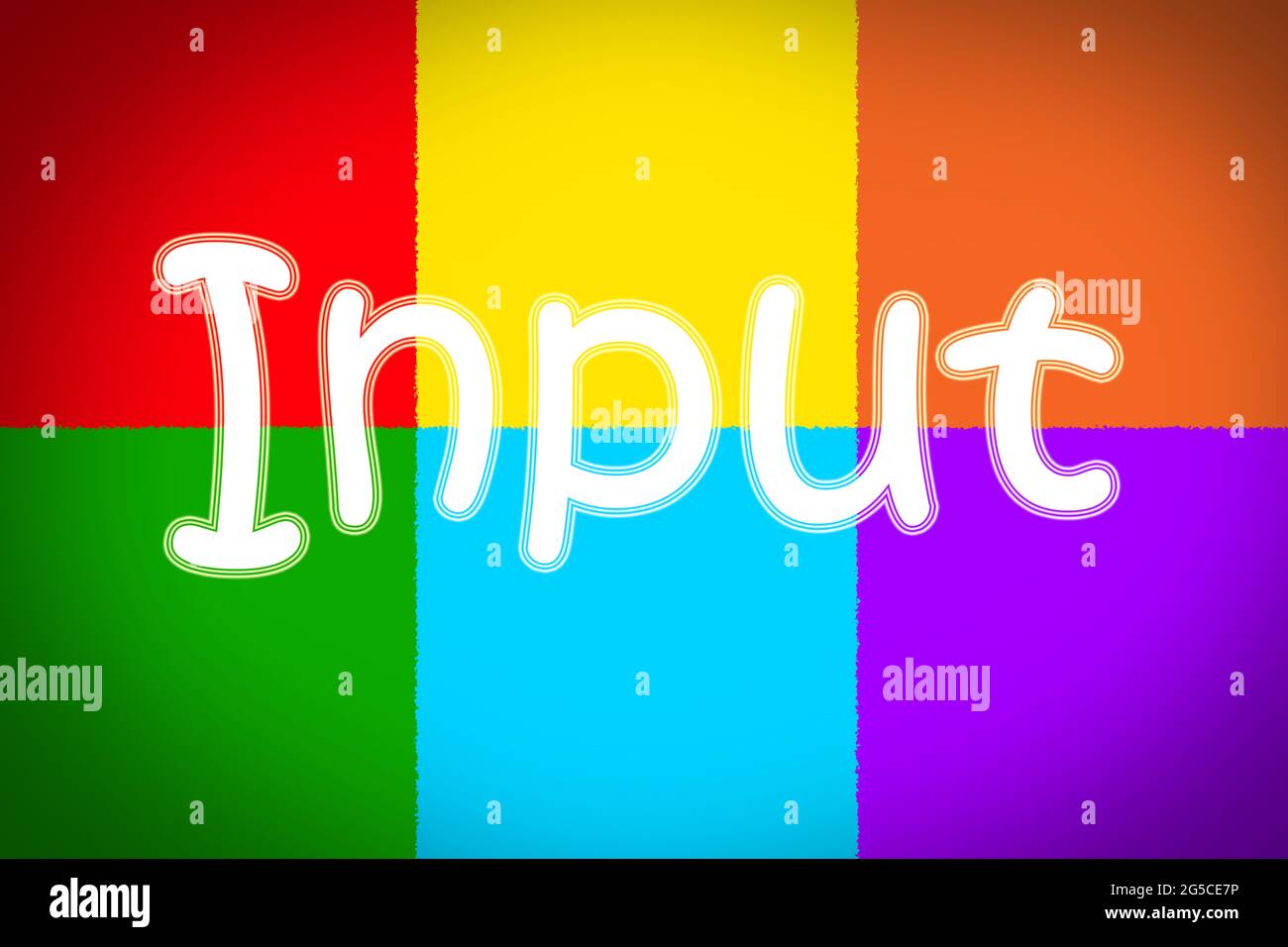 Input Concept text on background Stock Photo - Alamy