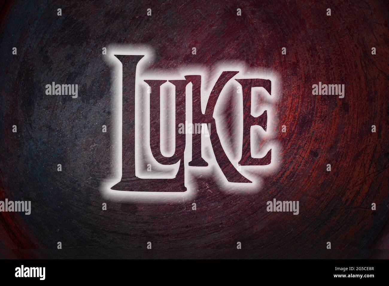 Luke Concept text on background Stock Photo - Alamy