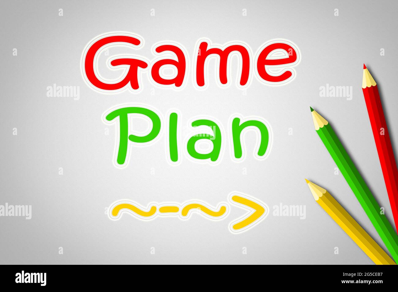 Game Plan Concept text on background Stock Photo - Alamy