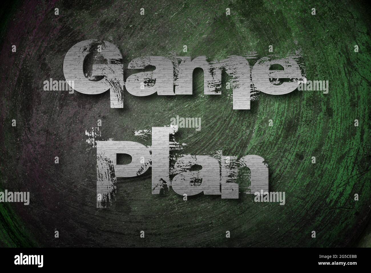 Game Plan Concept text on background Stock Photo - Alamy