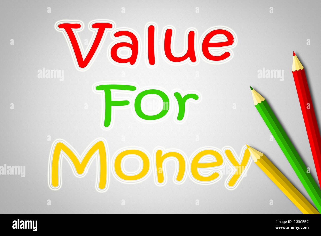 Value For Money Concept text on background Stock Photo - Alamy